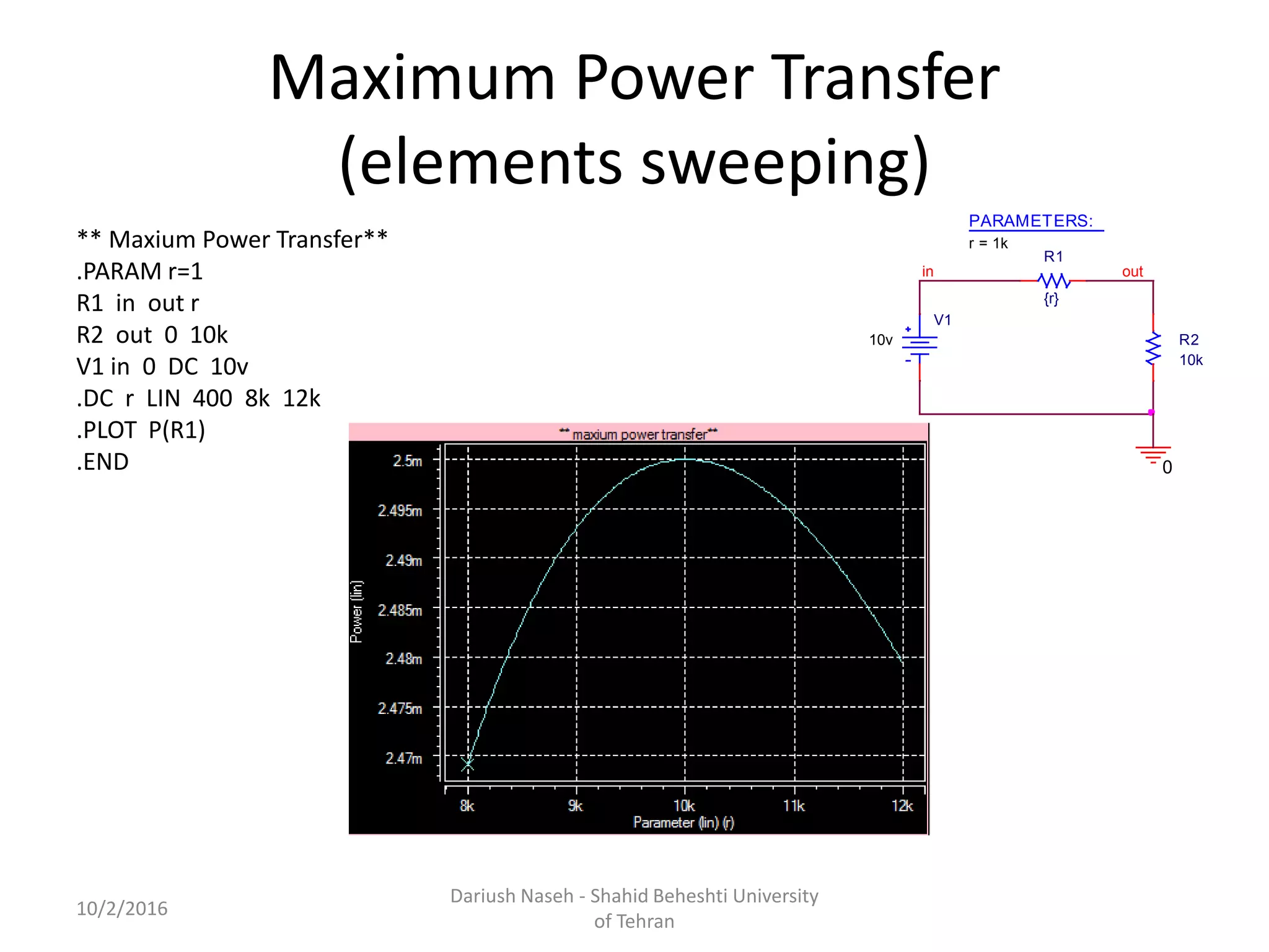 HSpice Essential Examples | PPTX
