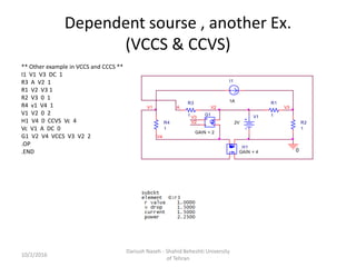HSpice Essential Examples | PPTX