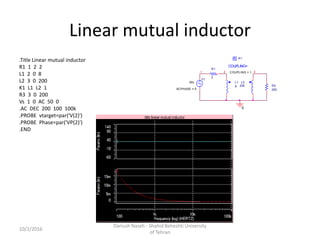 HSpice Essential Examples | PPTX