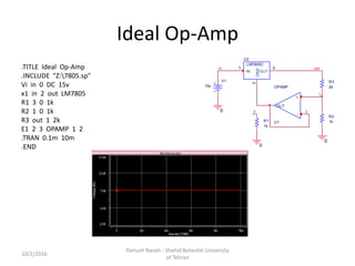 HSpice Essential Examples | PPTX