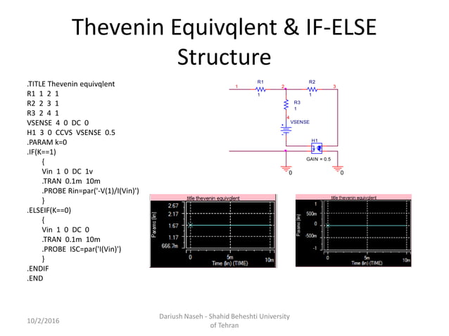 HSpice Essential Examples | PPTX