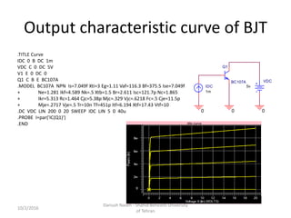 HSpice Essential Examples | PPTX