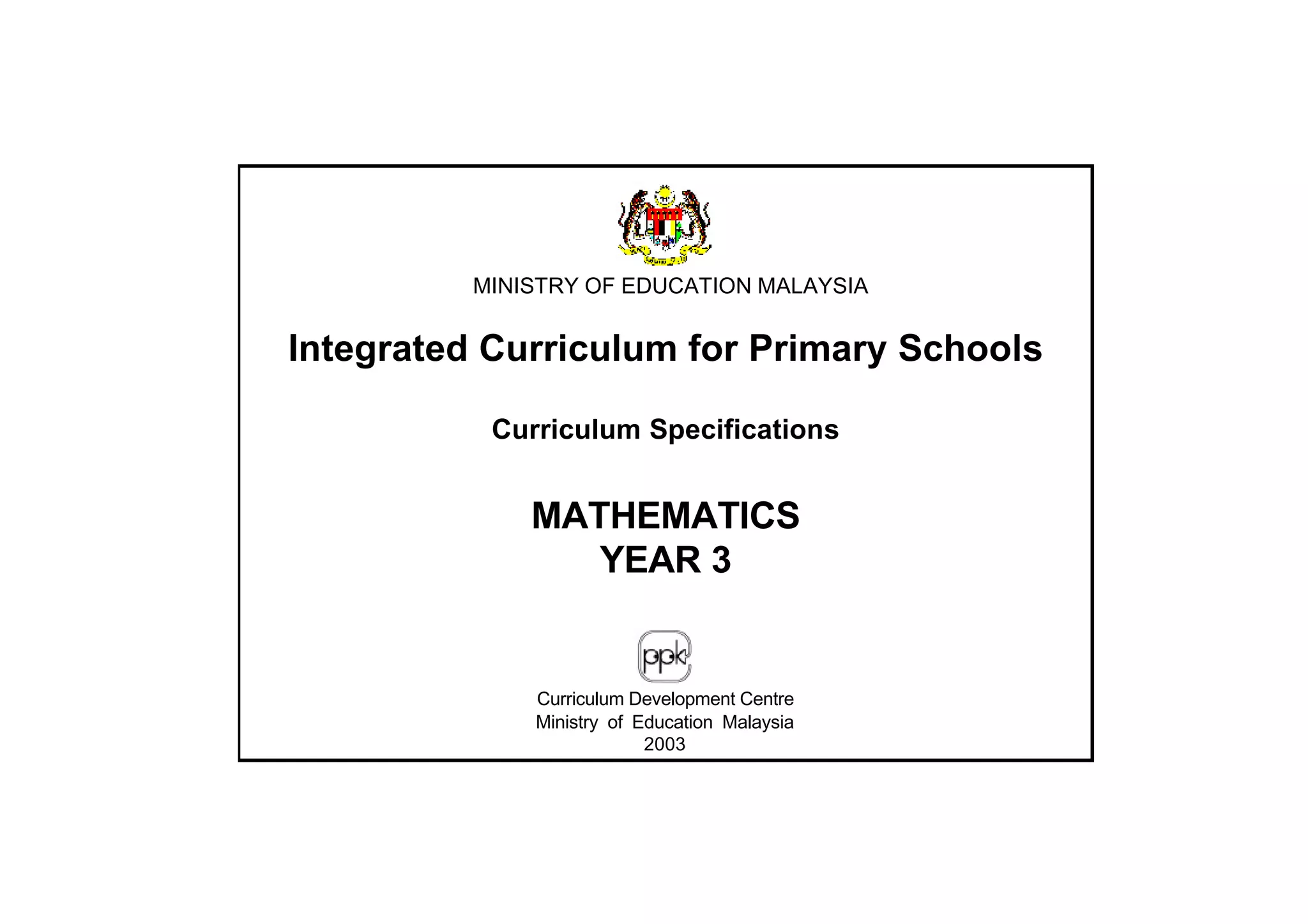 MATHEMATICS YEAR 3 | PDF