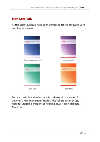 HSP Orientation Manual 2011 | PDF