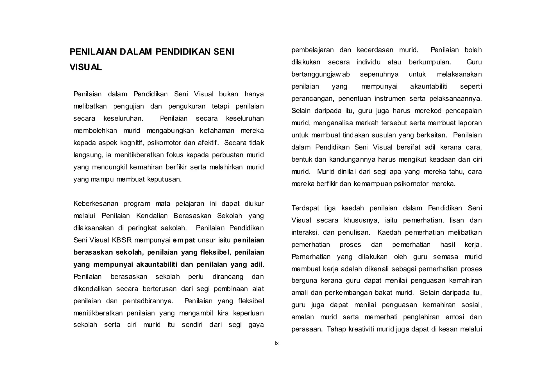 huraian sukatan pelajaran psv | PDF