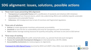 G20 DWG meeting - OECD on SDG Alignment | PPT