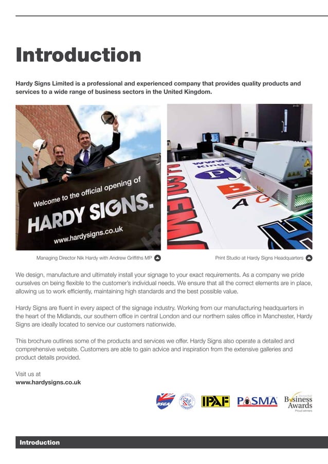 Hardy Signs - Signs Brochure | PDF