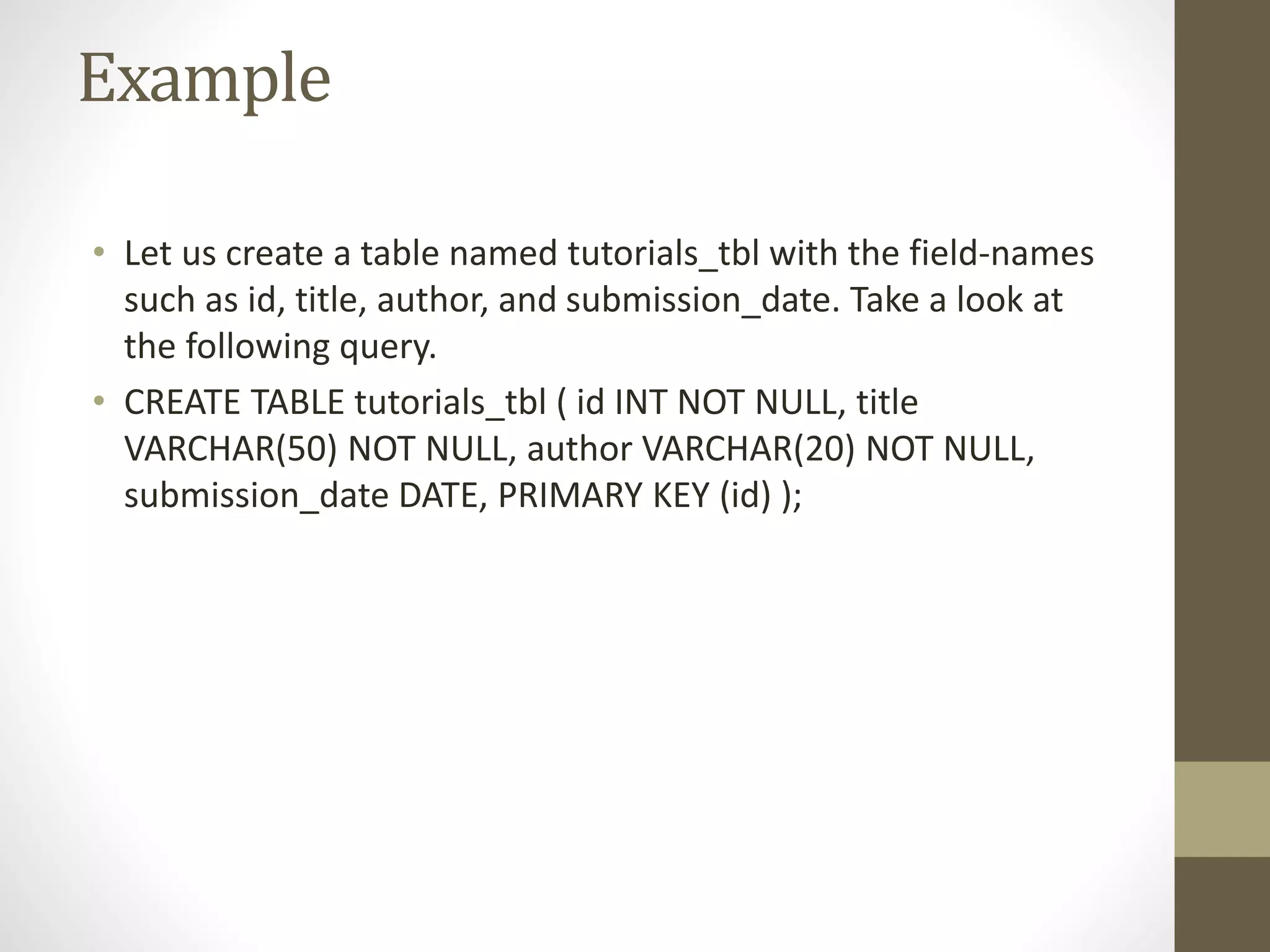 Hsqldb tutorial | PPT