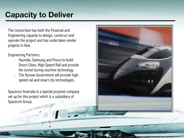 HSR Concept Summary & Benefits | PPT