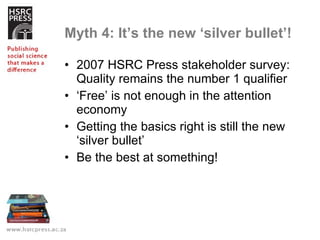 Hsrc Press Open Access Presentation | PPT