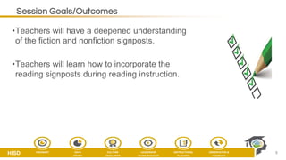 Hs reading signposts | PPTX