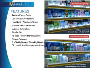 Our EZ Load system and Retail Lighting | PPT