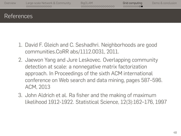 Overlapping Community Detection In Large Scale Networks Using Bigclam Model Build On Apache