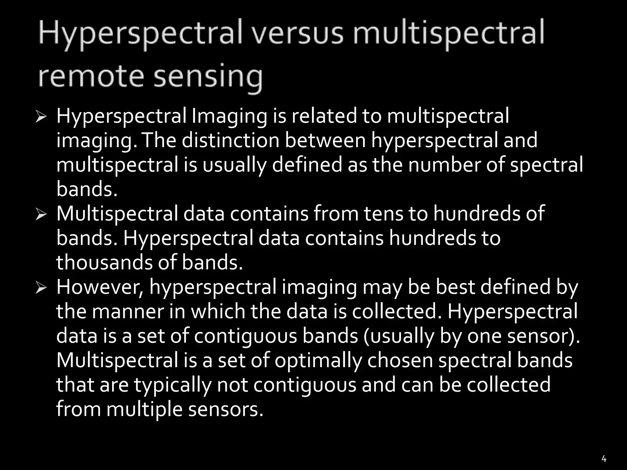 hyperspectral remote sensing and its geological applications | PPTX
