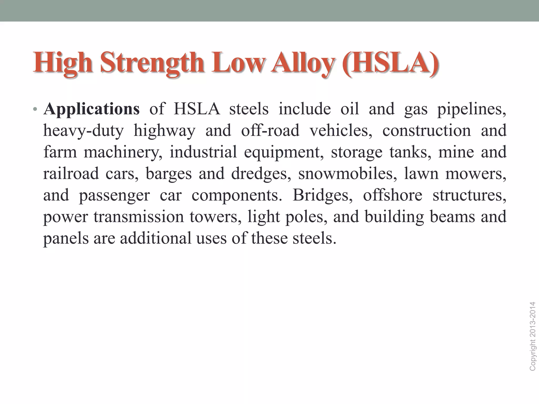 High Speed Steel (HSS) | PDF