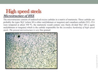 High Speed Steel (HSS) | PDF