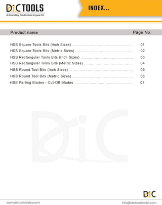 HSS Tools Bits Exporters | PDF