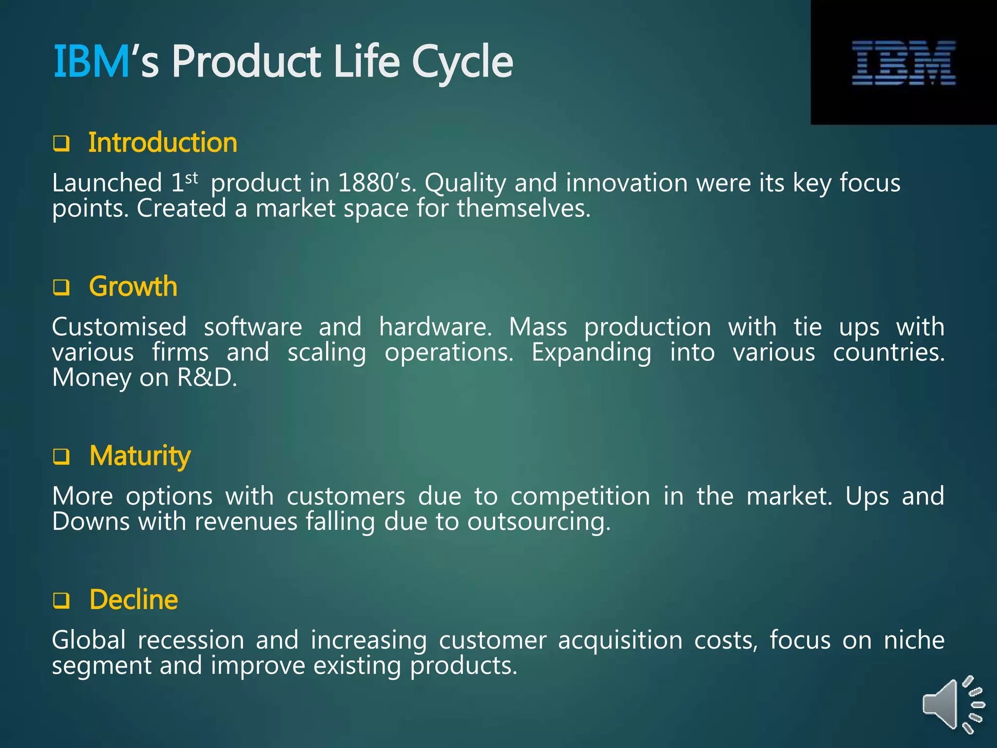 IBM Growth and Marketing strategies | PPTX