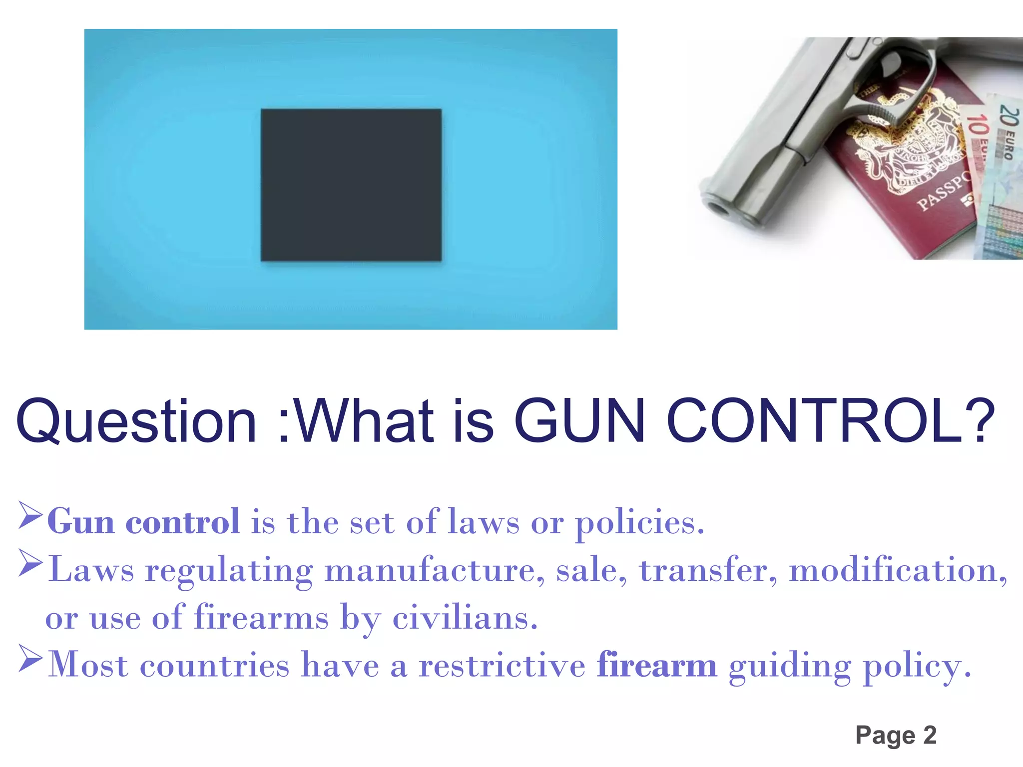 gun control | PPT