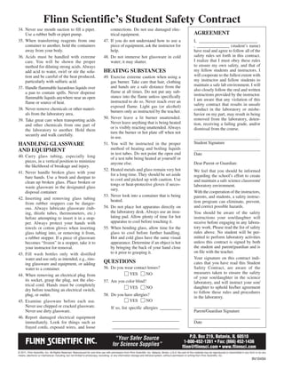 Hs safety contract 2011 2012 | PDF