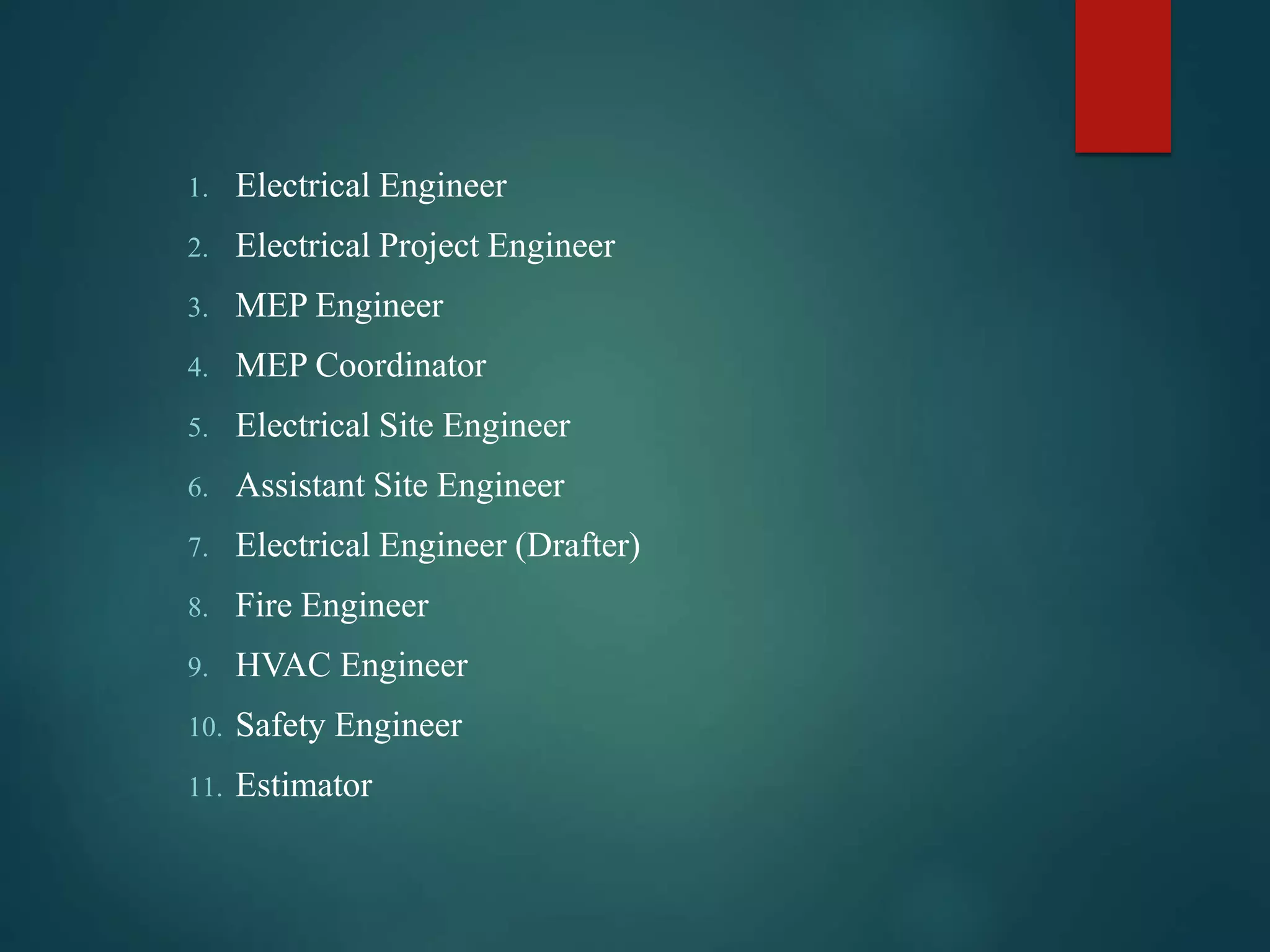 Job Opportunities for Electrical Power Engineers | PPTX | Civil Engineering Industry | Industries