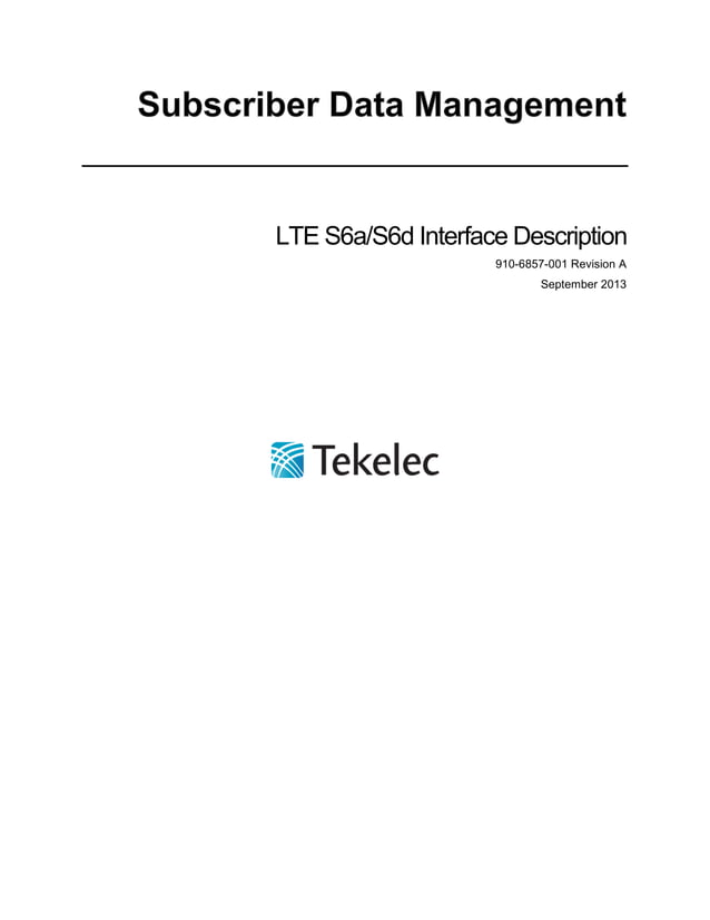 Hss behaviour on s6a interface (tekelec) | PDF | Operating Systems ...