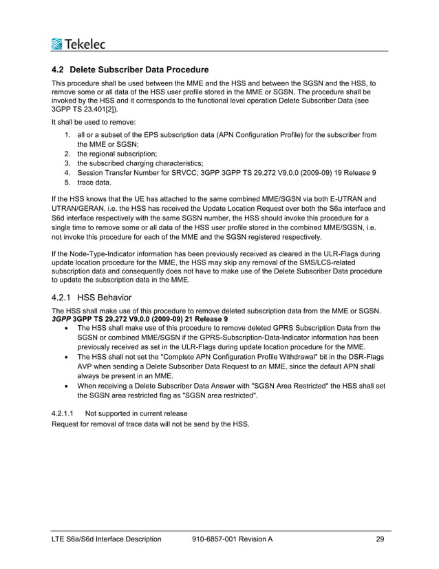 Hss behaviour on s6a interface (tekelec) | PDF | Operating Systems | Computer Software and ...