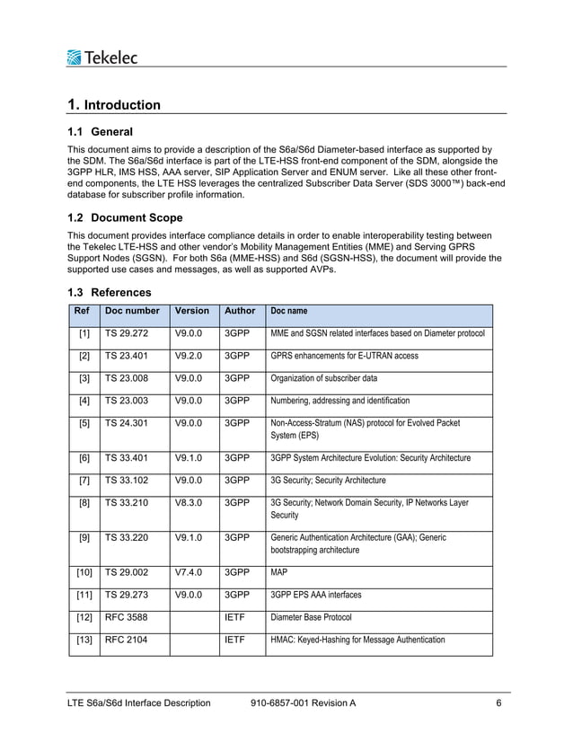 Hss behaviour on s6a interface (tekelec) | PDF | Operating Systems ...