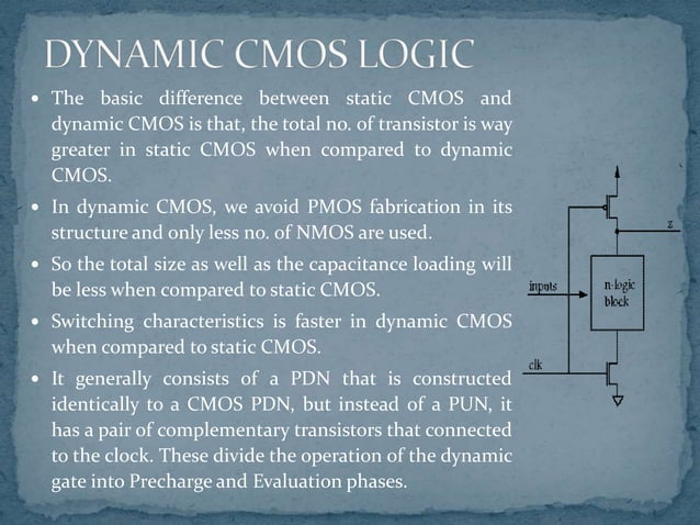 CMOS LOGIC STRUCTURES | PPTX
