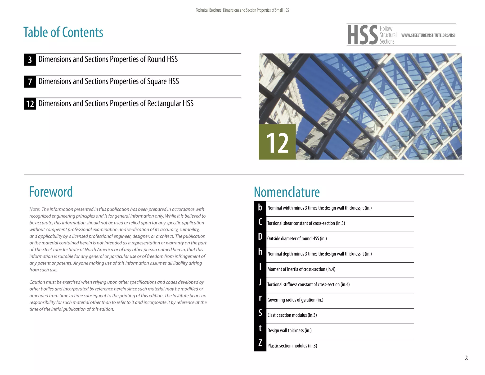 Hss dimensions steeltubeinstitute | PDF