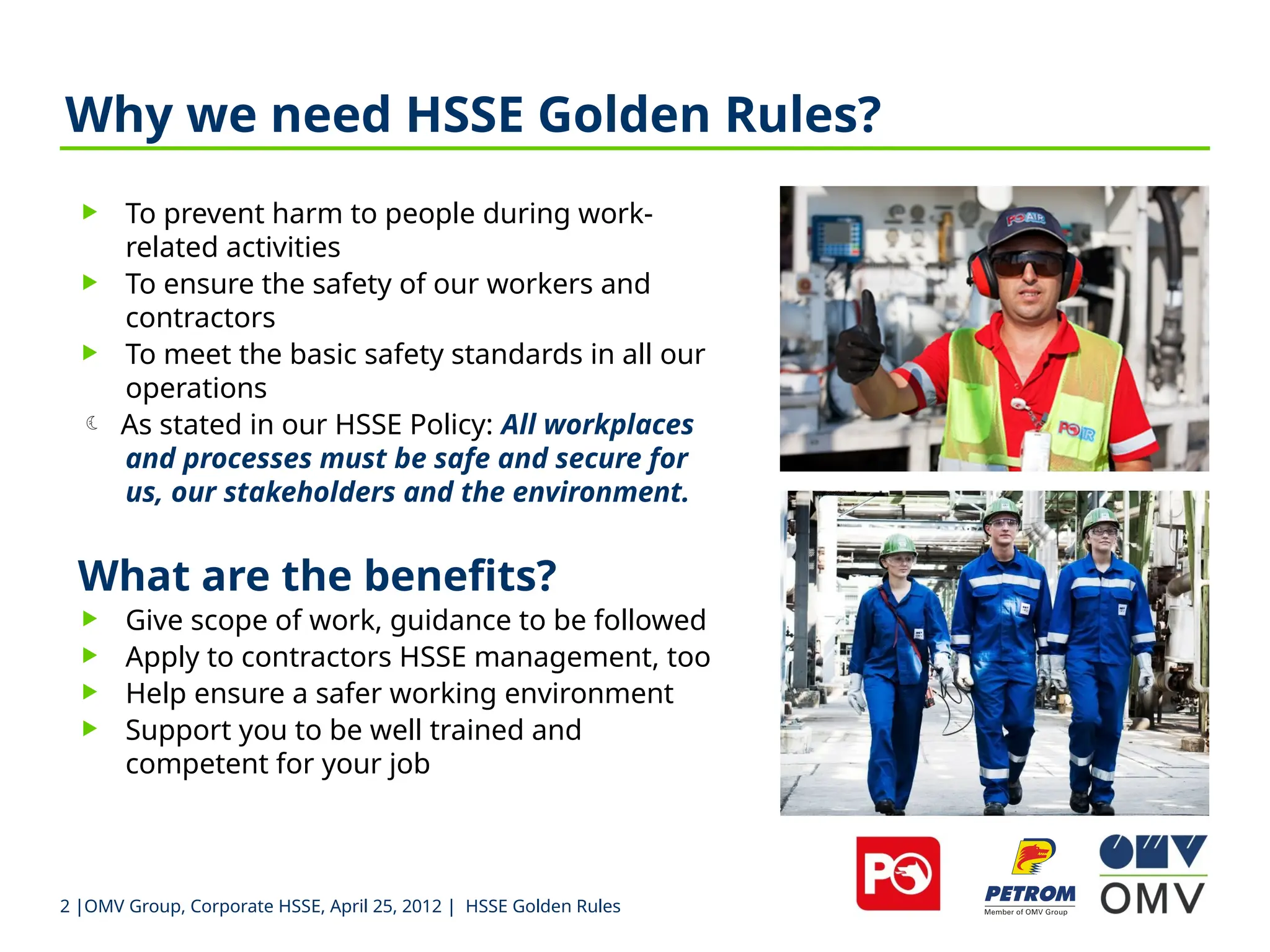 HSSE Safety Golden Rules (International) .pptx