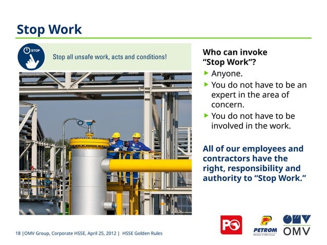 HSSE Safety Golden Rules (International) .pptx