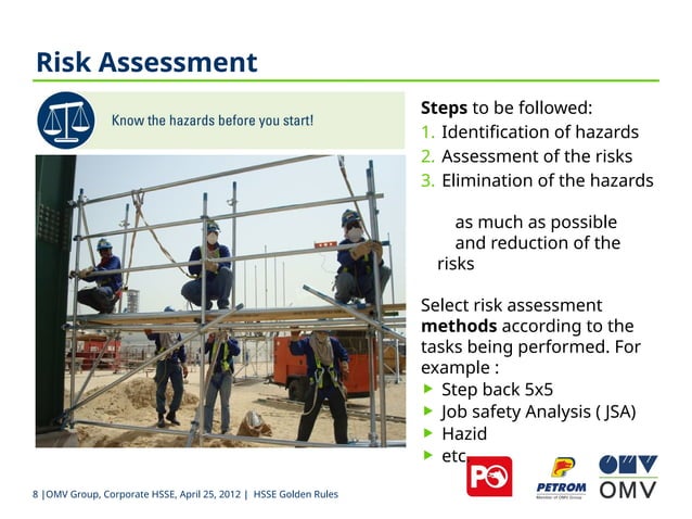 HSSE Safety Golden Rules (International) .pptx