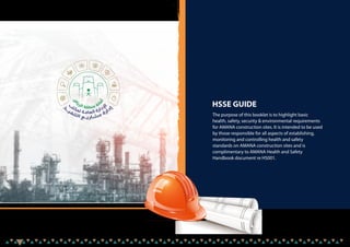 HSSE GUIDE.pdf Occupational Health and safety Presentation | PPT