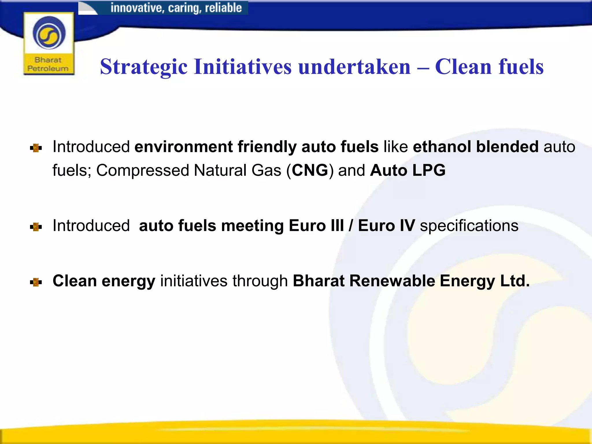 BPCL - CSR Initiatives | PPT