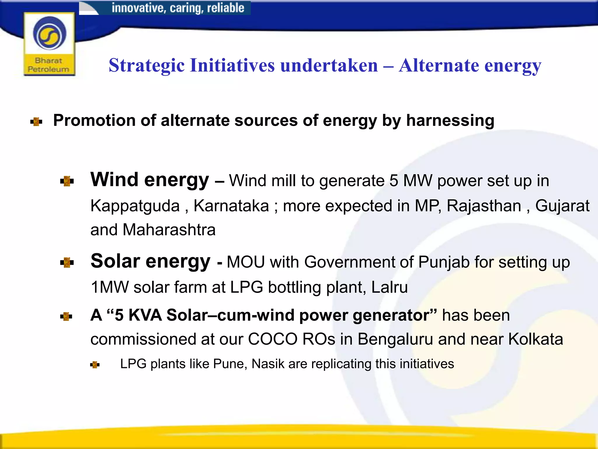 BPCL - CSR Initiatives | PPT