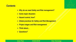 HSSEQ-RECM Presentation. | PPT