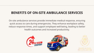 on site construction ambulance service in All India | PPTX