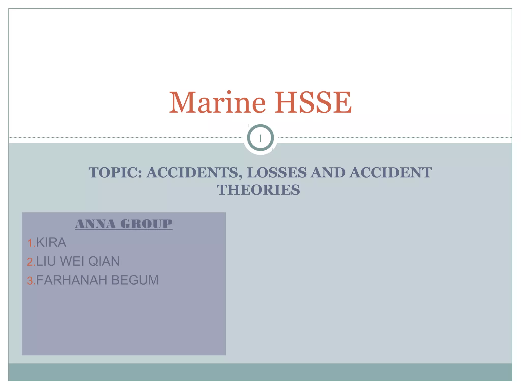 Hsse safety iceberg theory gp | PPT