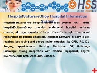 HospitalSoftwareShop - Hospital Software | PPT