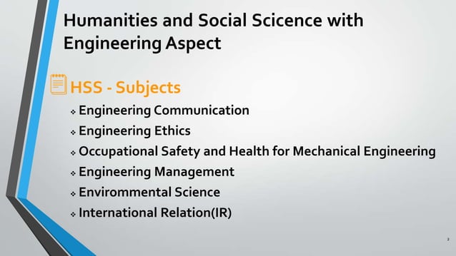 HSS Lecture 1.pptx | Environment | Science