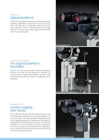Haag-Streit Slit Lamps - Confidence that lasts | PDF | Eye and Vision ...
