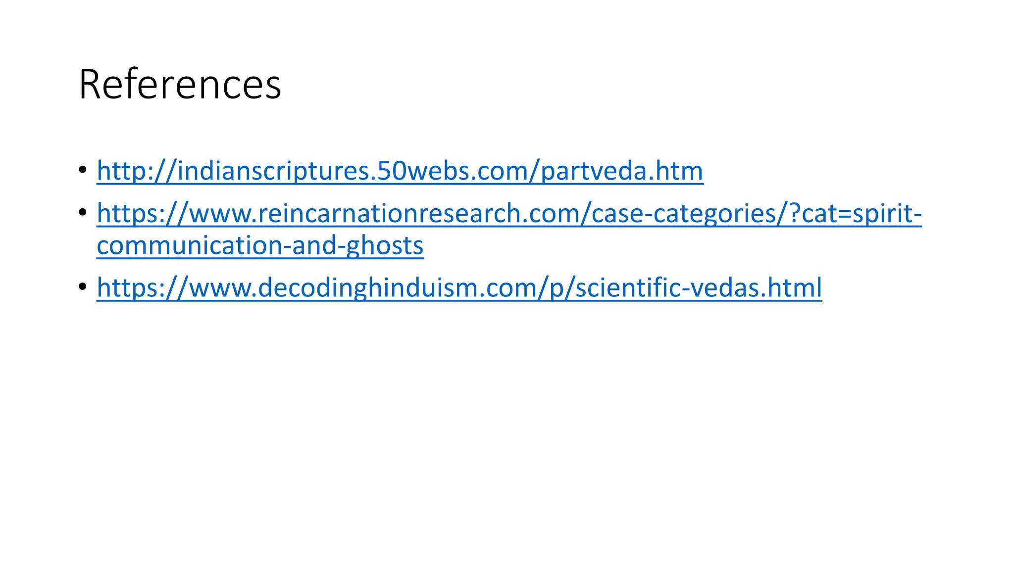 HSS - Vedic Sciences And Their Relevance | PPT