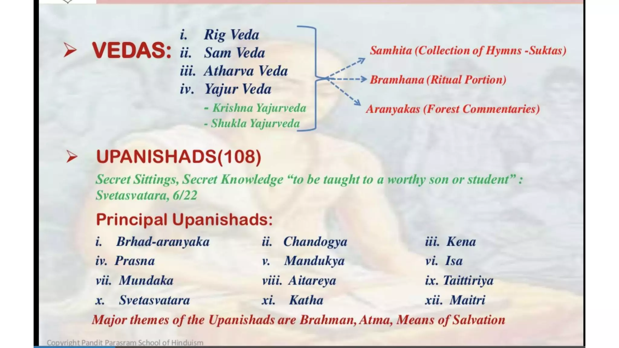 HSS - Vedic Sciences And Their Relevance | PPT