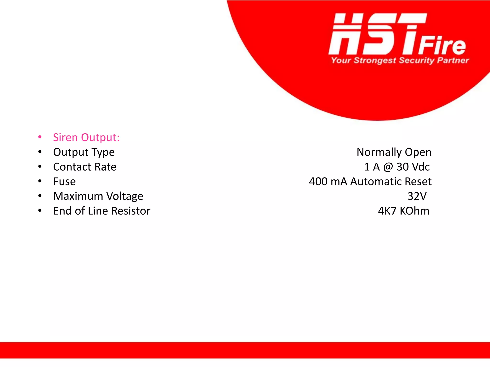 HST New Fire Alarm System | PDF