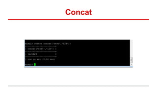 SQL injection duplicate error principle | PPT