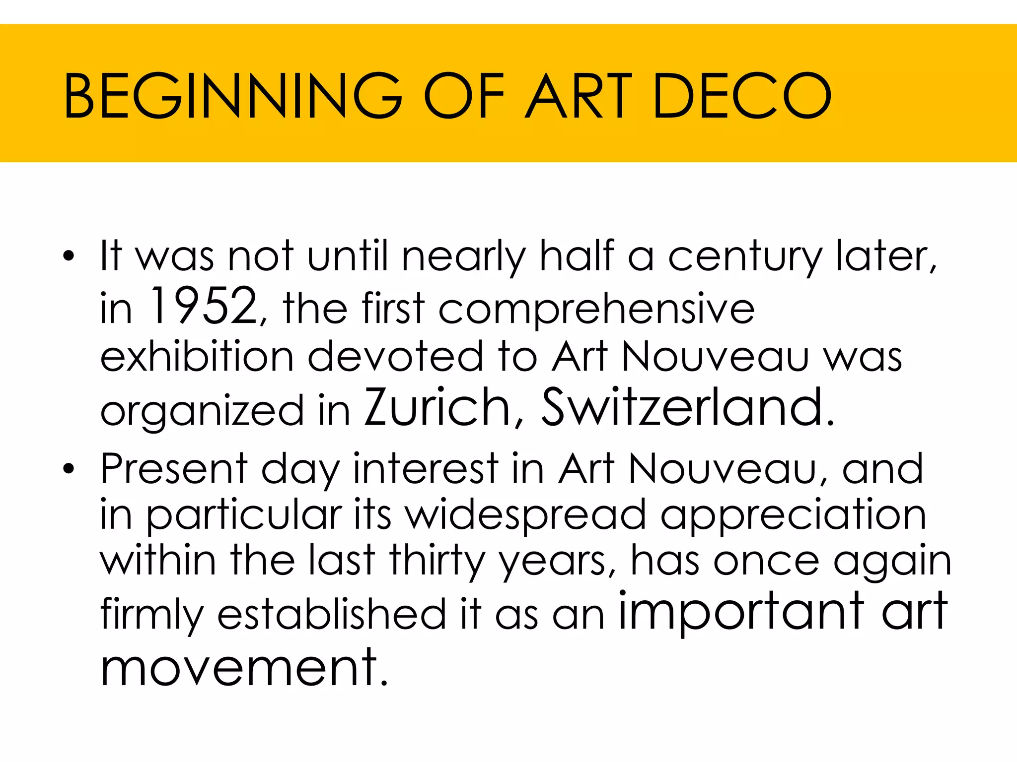 Art Nouveau ppt | PPTX