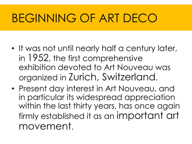 Art Nouveau ppt | PPTX | Arts and Crafts | Hobbies & Interests