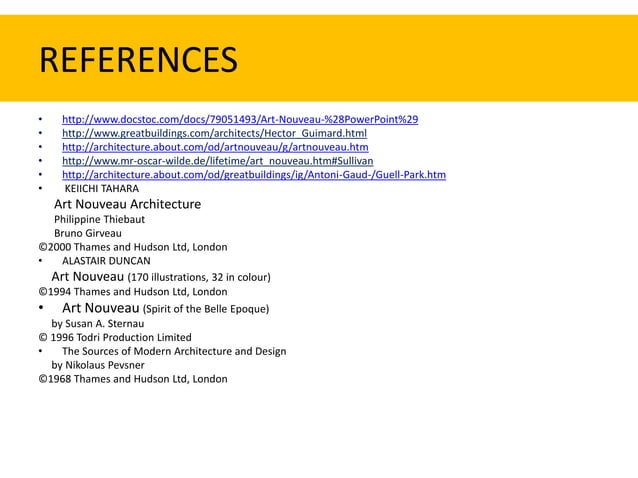 Art Nouveau ppt | PPTX | Arts and Crafts | Hobbies & Interests