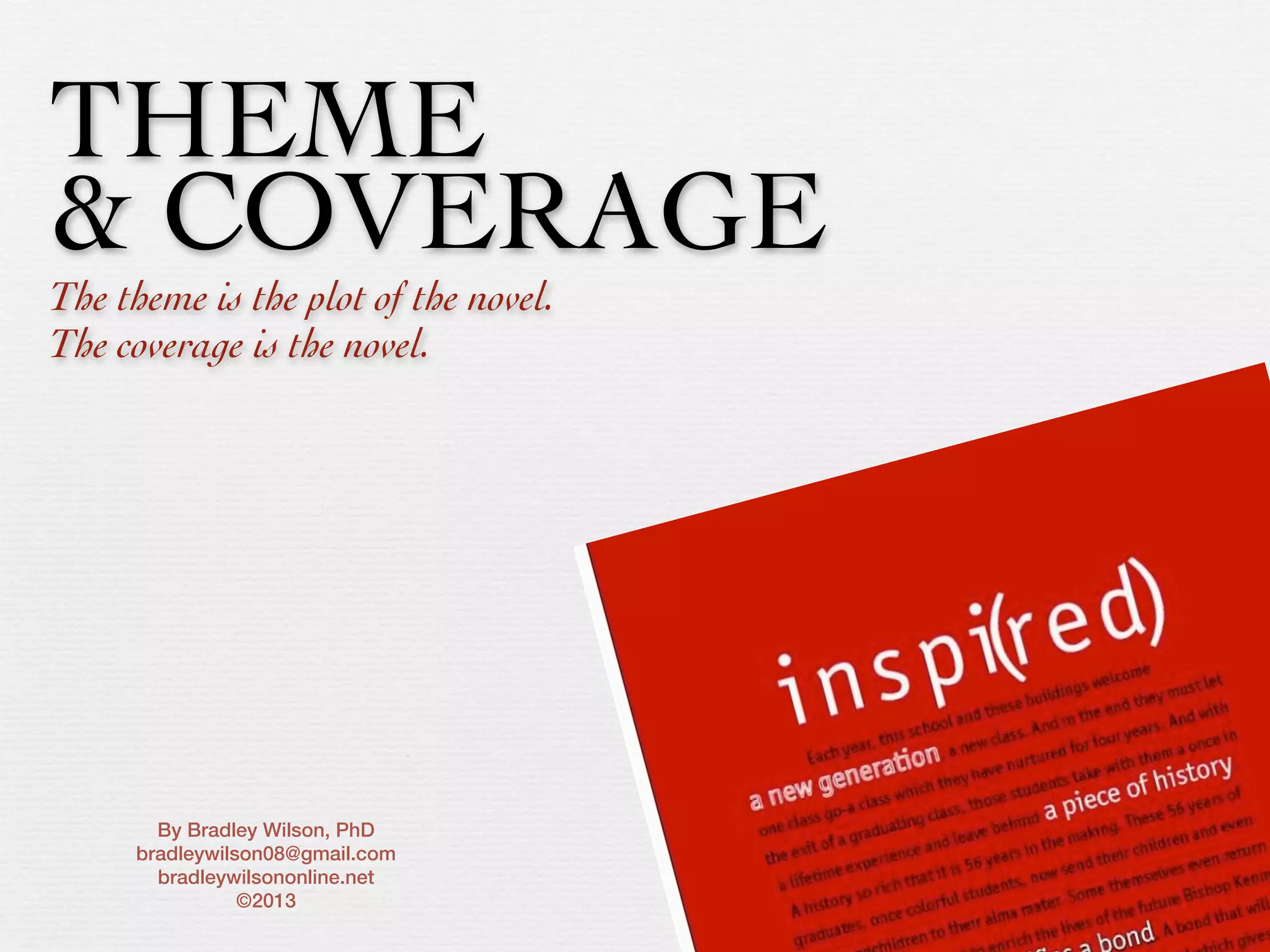 Yearbook theme for high schools | PPT